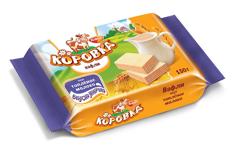 Korovka wafers baked milk taste, 150 g – Buy Online at GastronomUSA