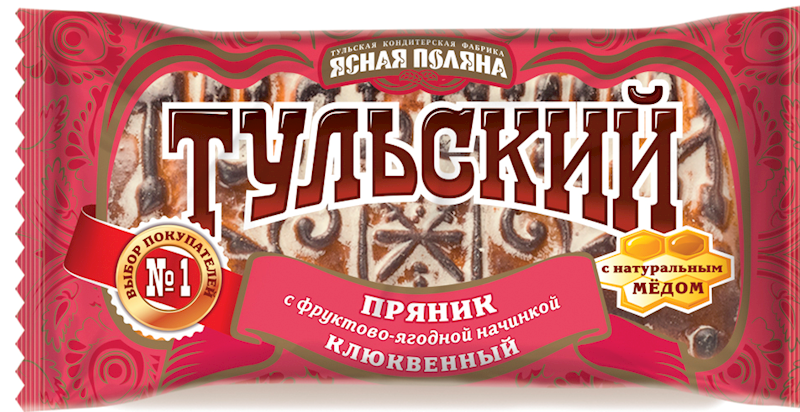 Tulskiy Lakomka gingerbread with cranberry, Yаsnaya polyana, 140 g ...