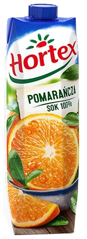 Orange juice, Hortex, 1 l – Buy Online at GastronomUSA