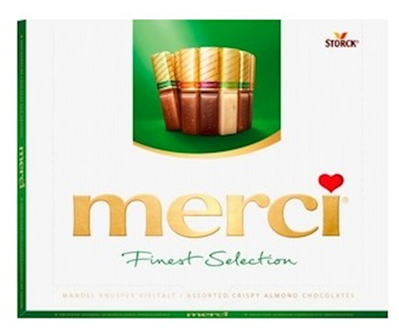 Merci chocolate bars box, Storck, 250 g – Buy Online at GastronomUSA
