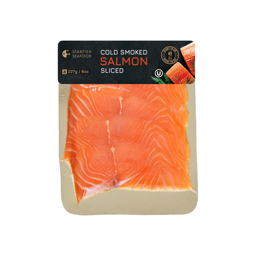 Cold smoked salmon sliced fillet, Starfish, 227 g – Buy Online at ...