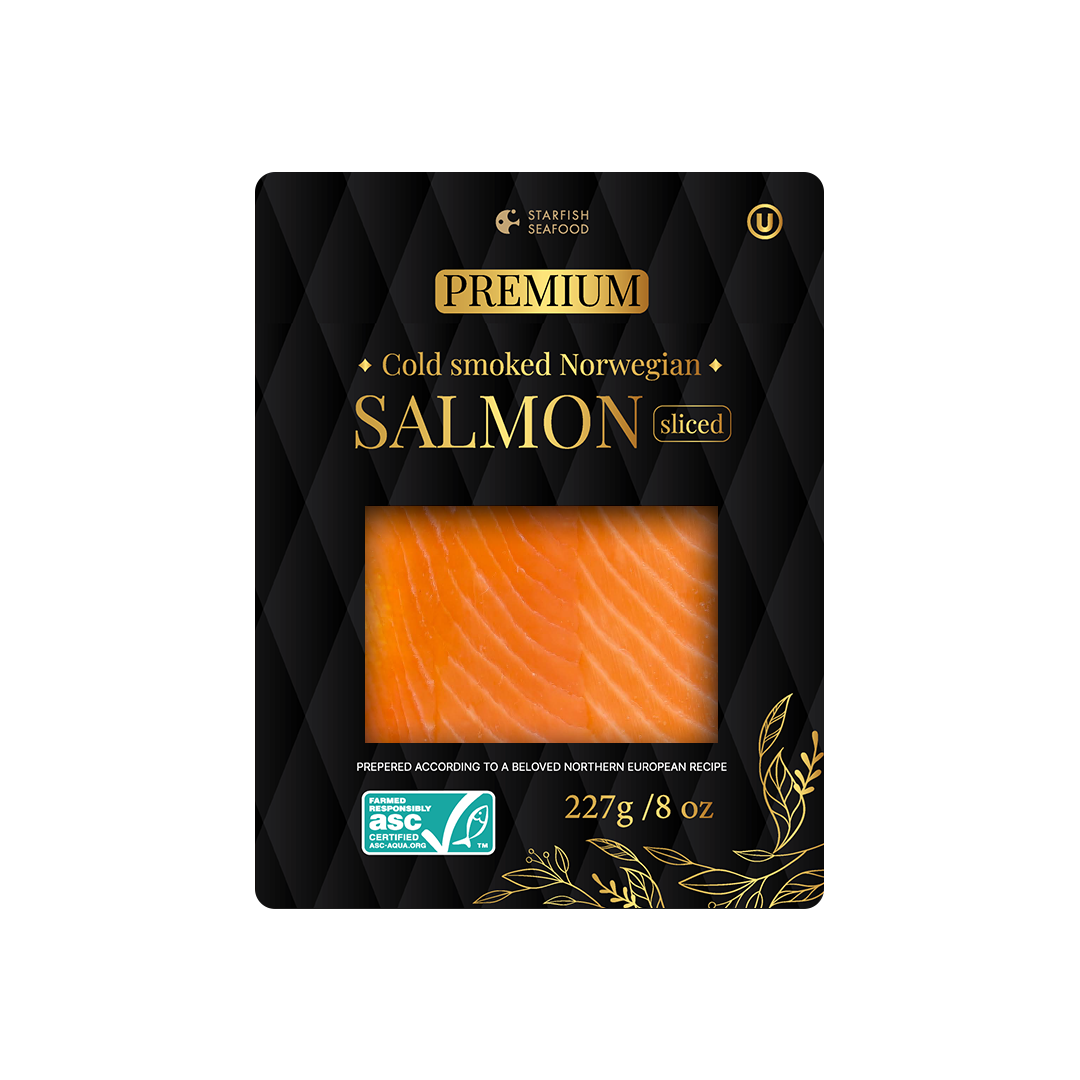 Premium cold smoked salmon sliced fillet, Starfish, 227 g – Buy Online ...