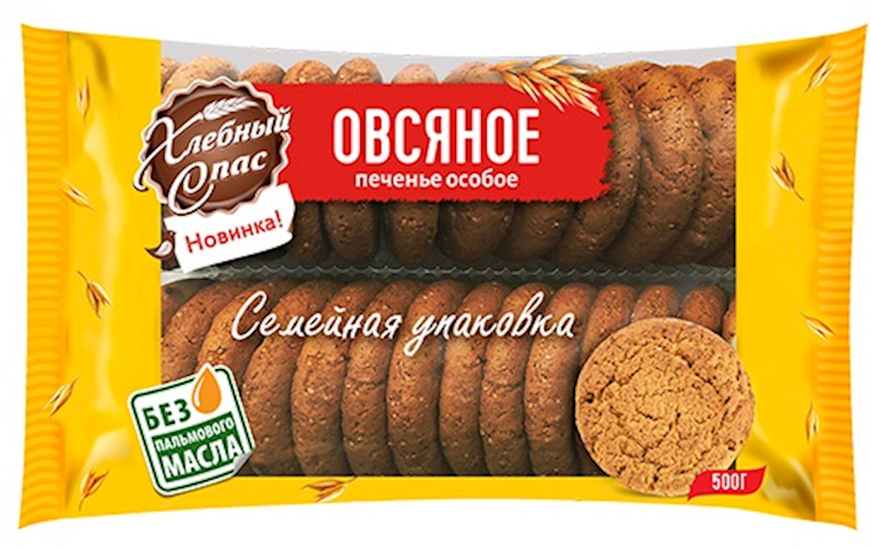 Oatmeal cookies, Khlebniy spas, 500 g – Buy Online at GastronomUSA