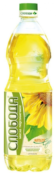Sunflower oil refined, Sloboda, 1 l – Buy Online at GastronomUSA