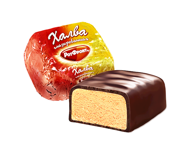 Halva glazed candy, Rot Front, 1lb/454g – Buy Online at GastronomUSA