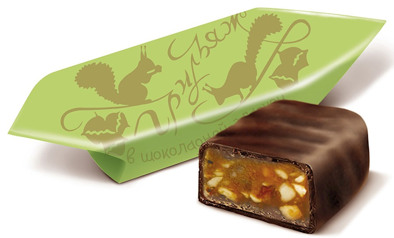 Grilyazh chocolate candy with nuts, Rot Front, 1lb/454g – Buy Online at ...