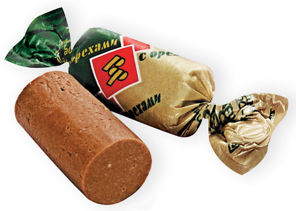 Batonchik candy with nuts, Rot Front, 1 lb / 454 g – Buy Online at ...