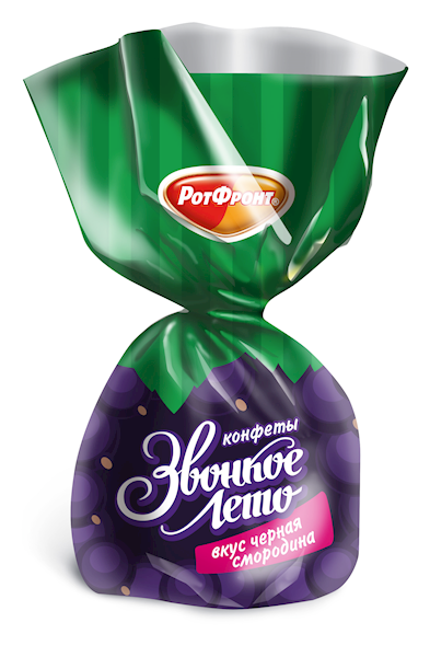 Zvonkoe leto jelly candy black currant flavor, Rot Front, 1 lb/454g ...